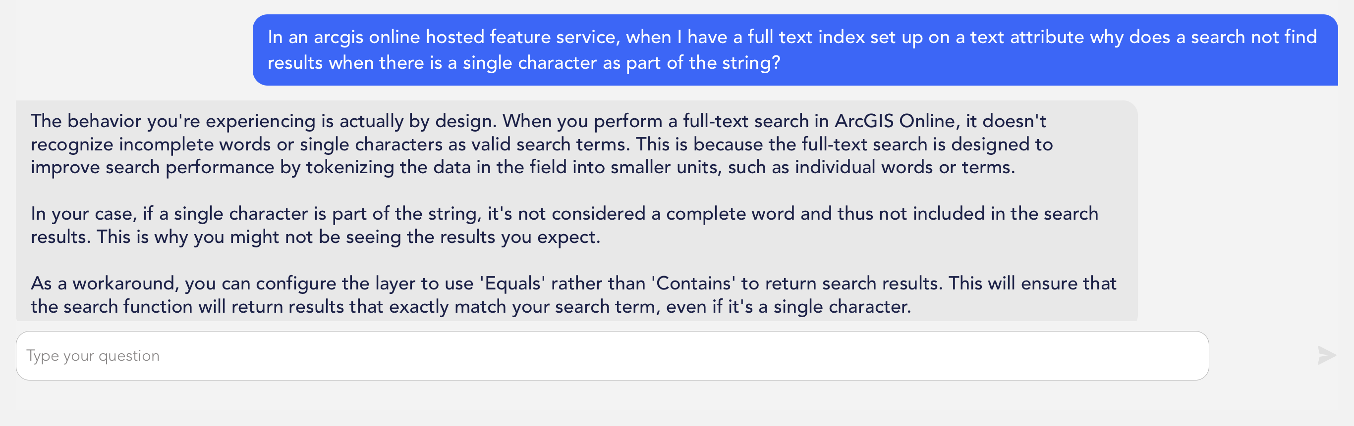 Solved: Full-text search index on hosted feature layer att... - Esri Community