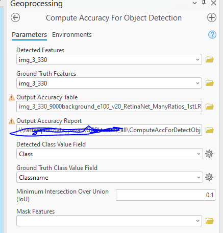 Solved: "Compute Accuracy For Object Detection" does not f... - Esri Community