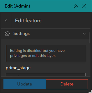 Solved: 'Edit' widget ignores capabilities - Esri Community