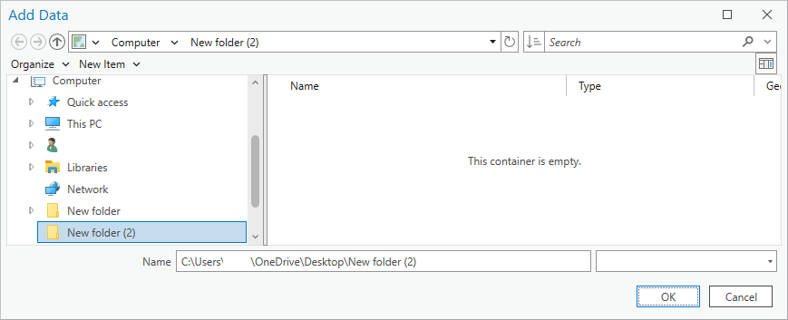 Open .pitemx file in ArcGIS Pro using File Explore... - Esri Community