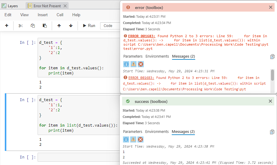 Solved: Running a .pyt throws ERROR 001683: Found Python 2... - Esri Community
