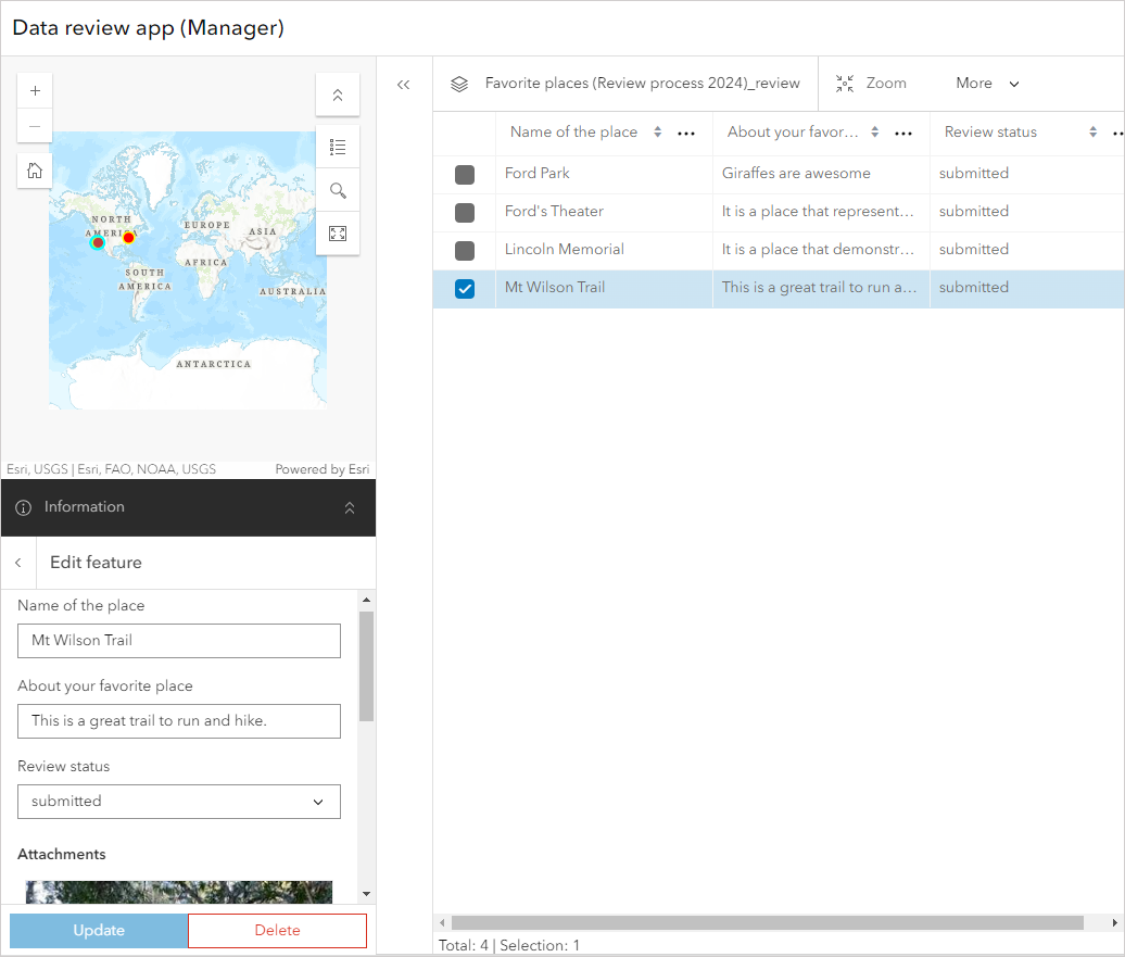 Reviewing student-collected data - Esri Community
