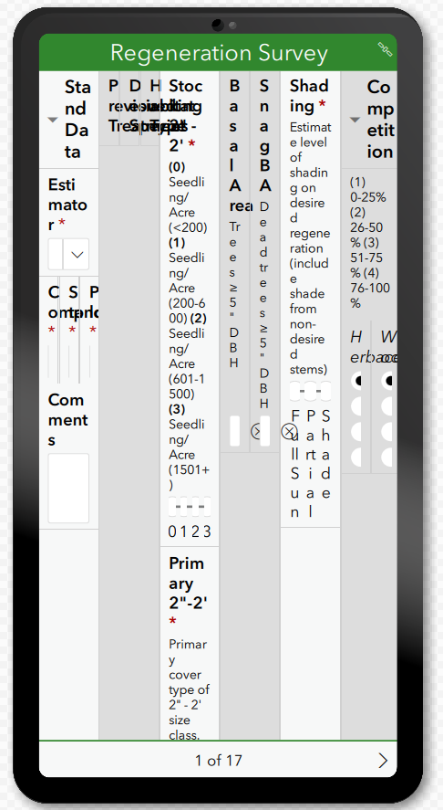 Solved: Questions showing up on every page instead of only... - Esri ...