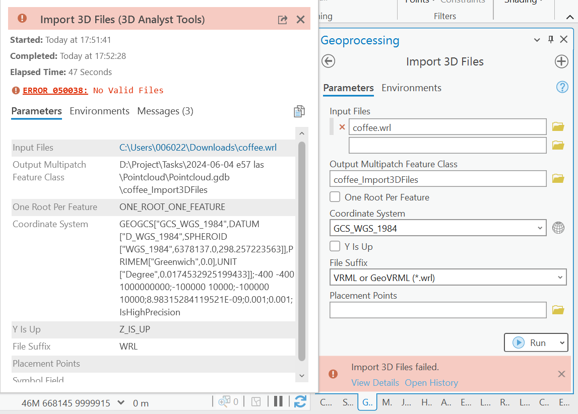Import 3D models (.wrl) in ArcGIS Pro - Esri Community