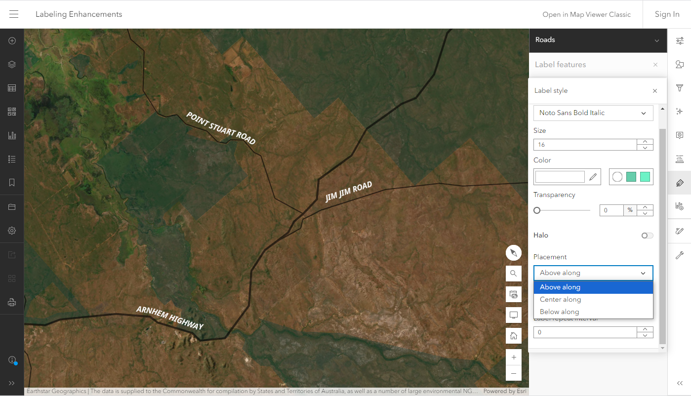 Solved: New map Viewer and Line Labels - Esri Community