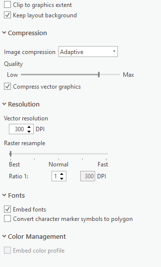 Solved Problem Exporting Aix File From Pro With Layout Ex Esri Community