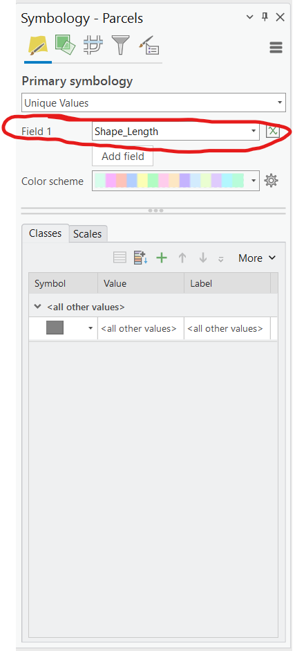 Symbology Window Field Dropdown Does Not Update Af... - Esri Community