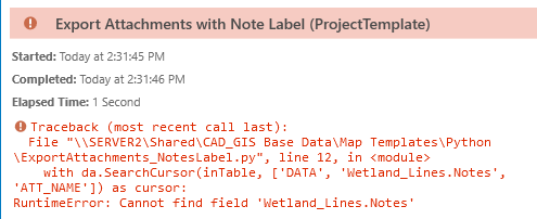 Issues with script tool for exporting attachments ... - Esri Community