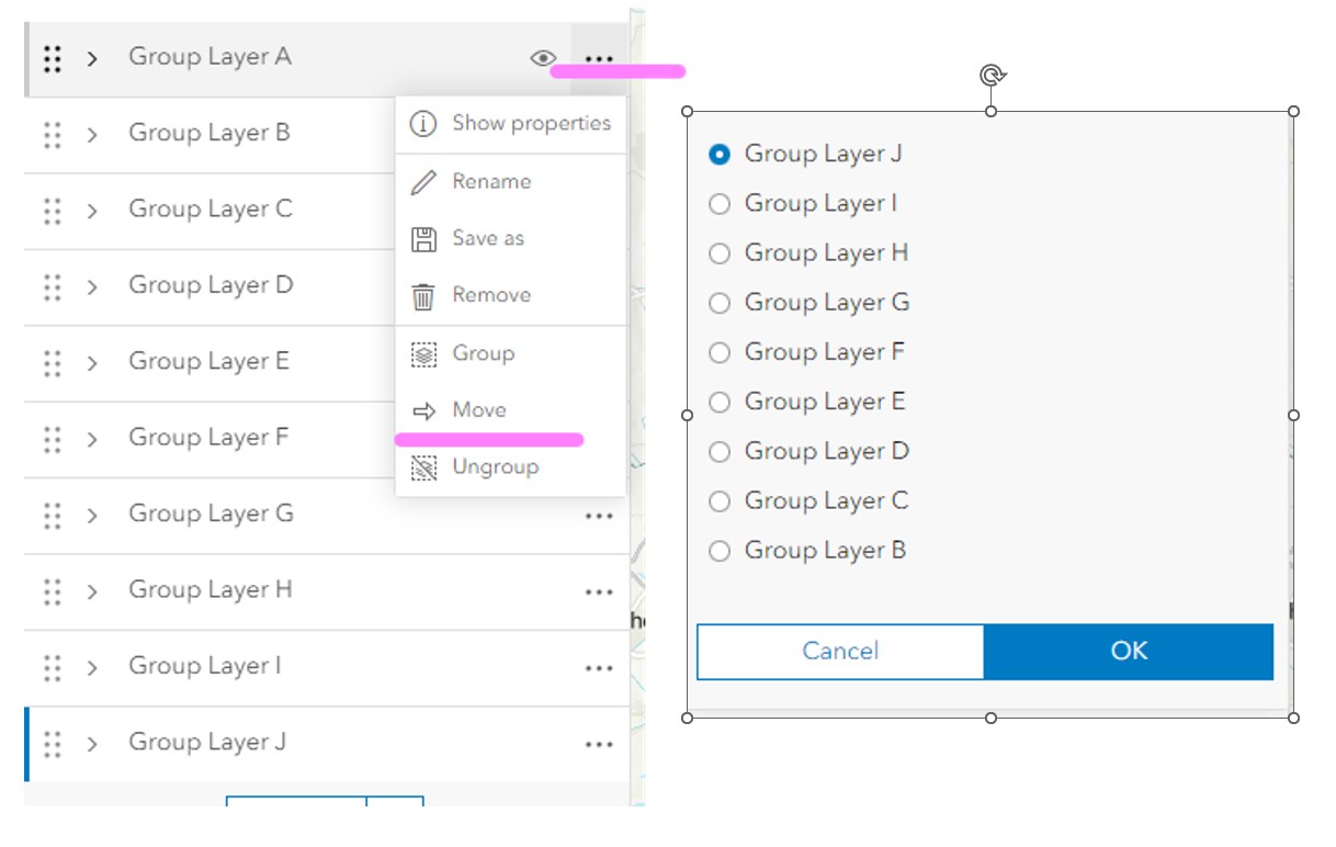 Map Viewer - Give group order in 'move' same struc... - Esri Community