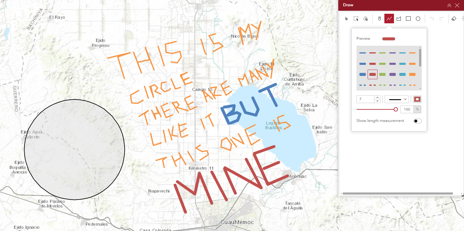 Draw widget - Add option to draw text - Esri Community