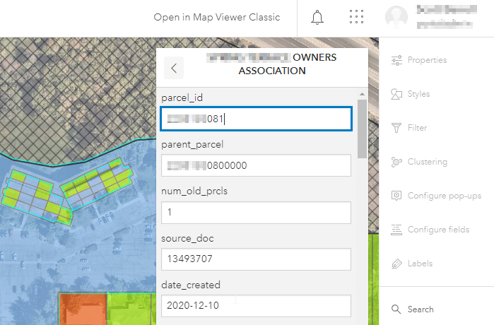 Change attribute field order in Map Viewer Editor ... - Esri Community