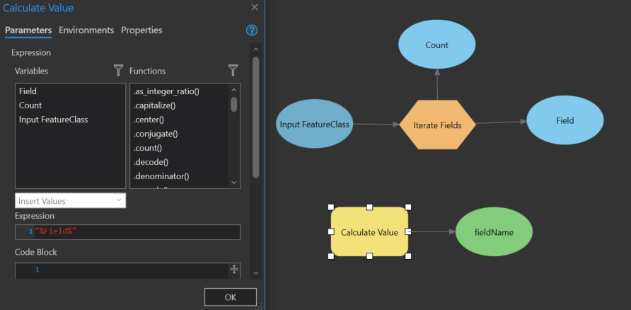 ArcGIS Pro 3.1.2 - How to use Field output from It... - Esri Community