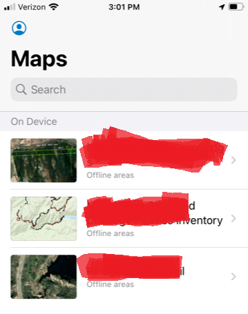 Field Maps App ONLY showing "On Device" apps/maps - Esri Community