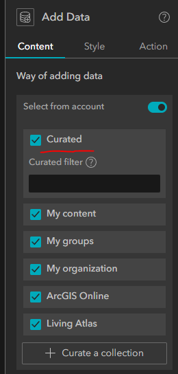 Solved: Add data by category button - Esri Community