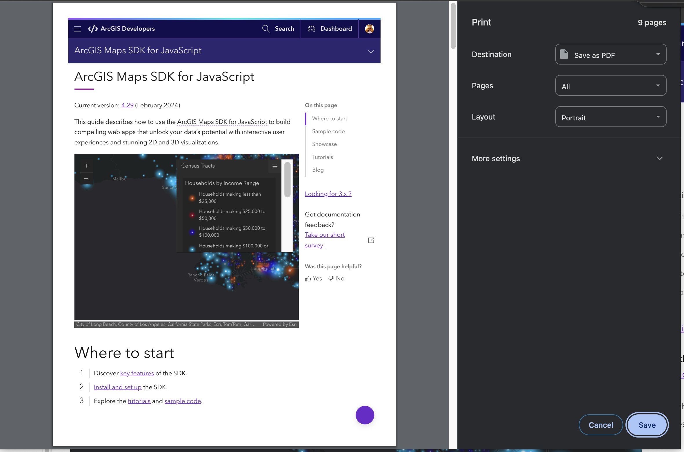 Map is blank when using standard browser print to ... - Esri Community