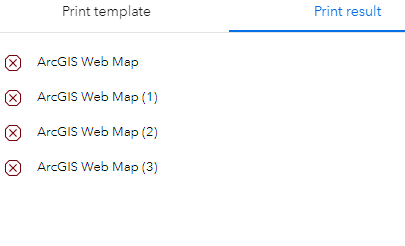 Print widget error - fails to print - Esri Community