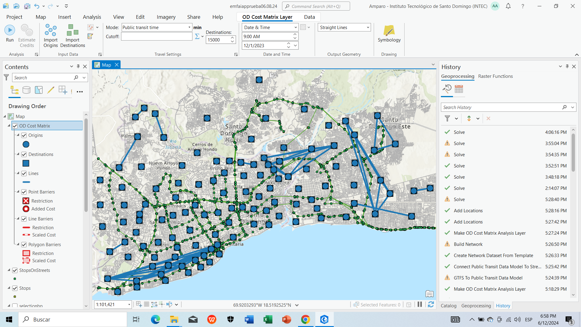 Problems creating an origin-destination cost matri... - Esri Community