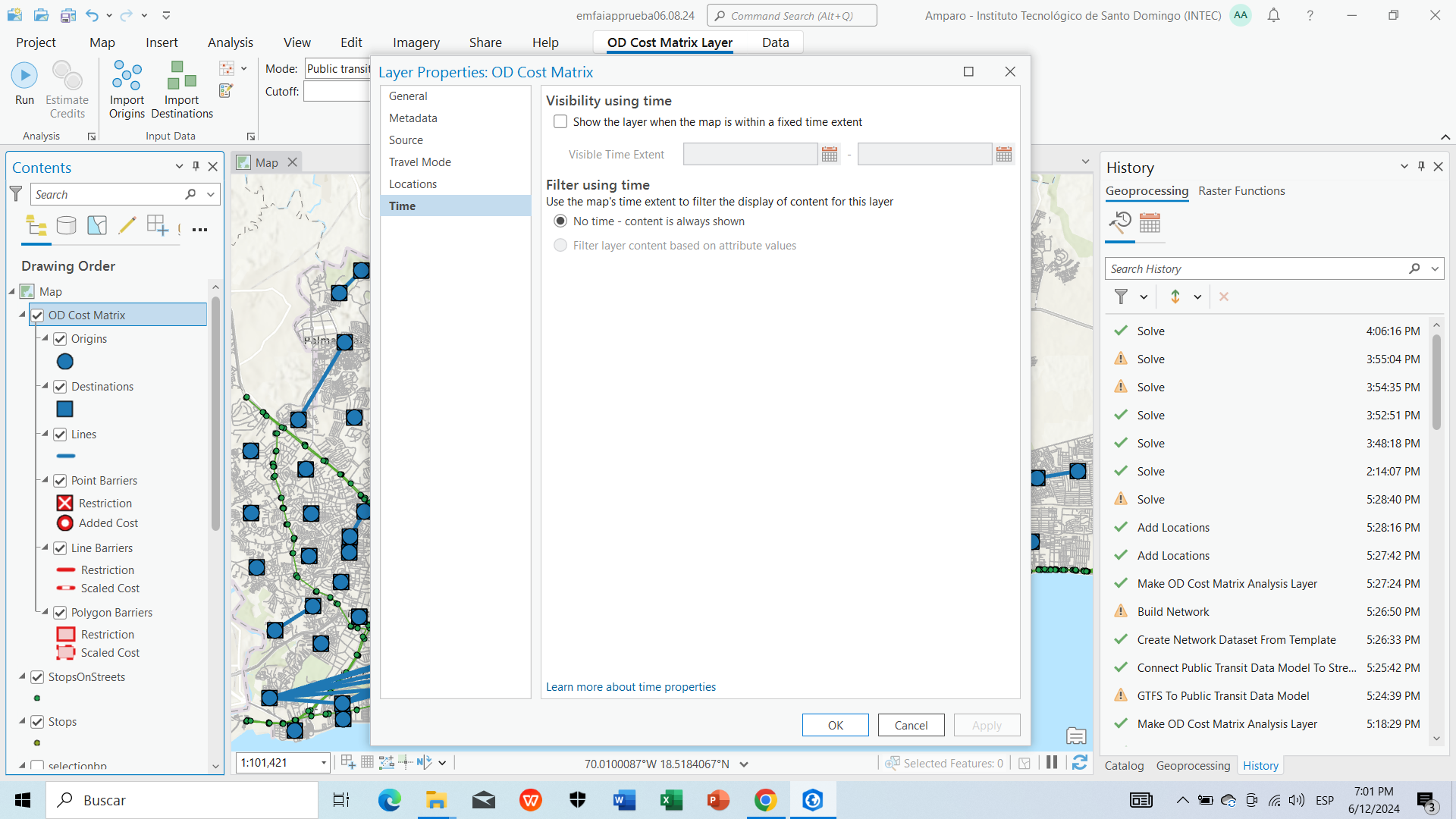 Problems creating an origin-destination cost matri... - Esri Community