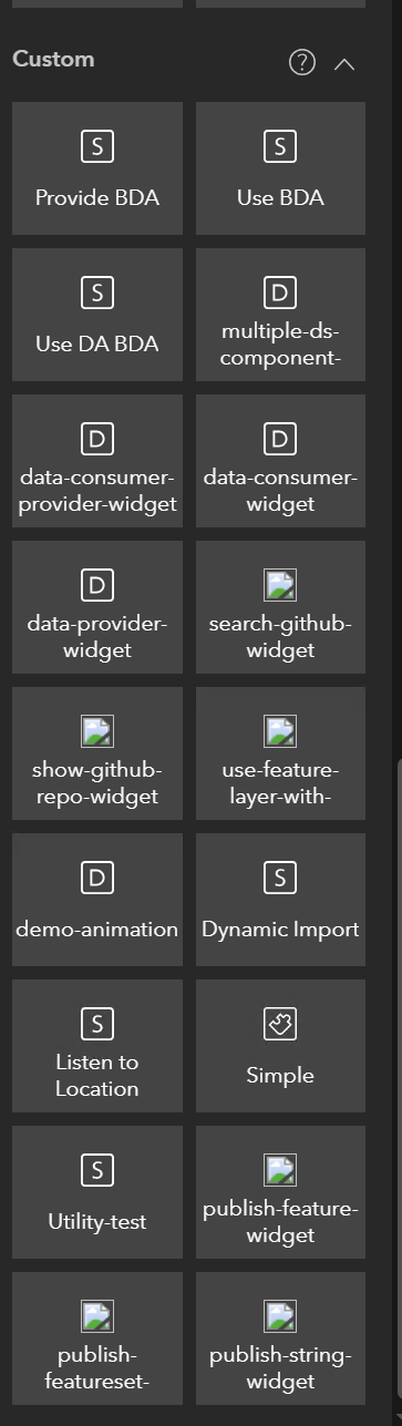 Solved: Messy Custom Samples Widgets in Experience Builder... - Esri Community