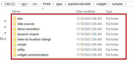 Solved: Messy Custom Samples Widgets in Experience Builder... - Esri Community