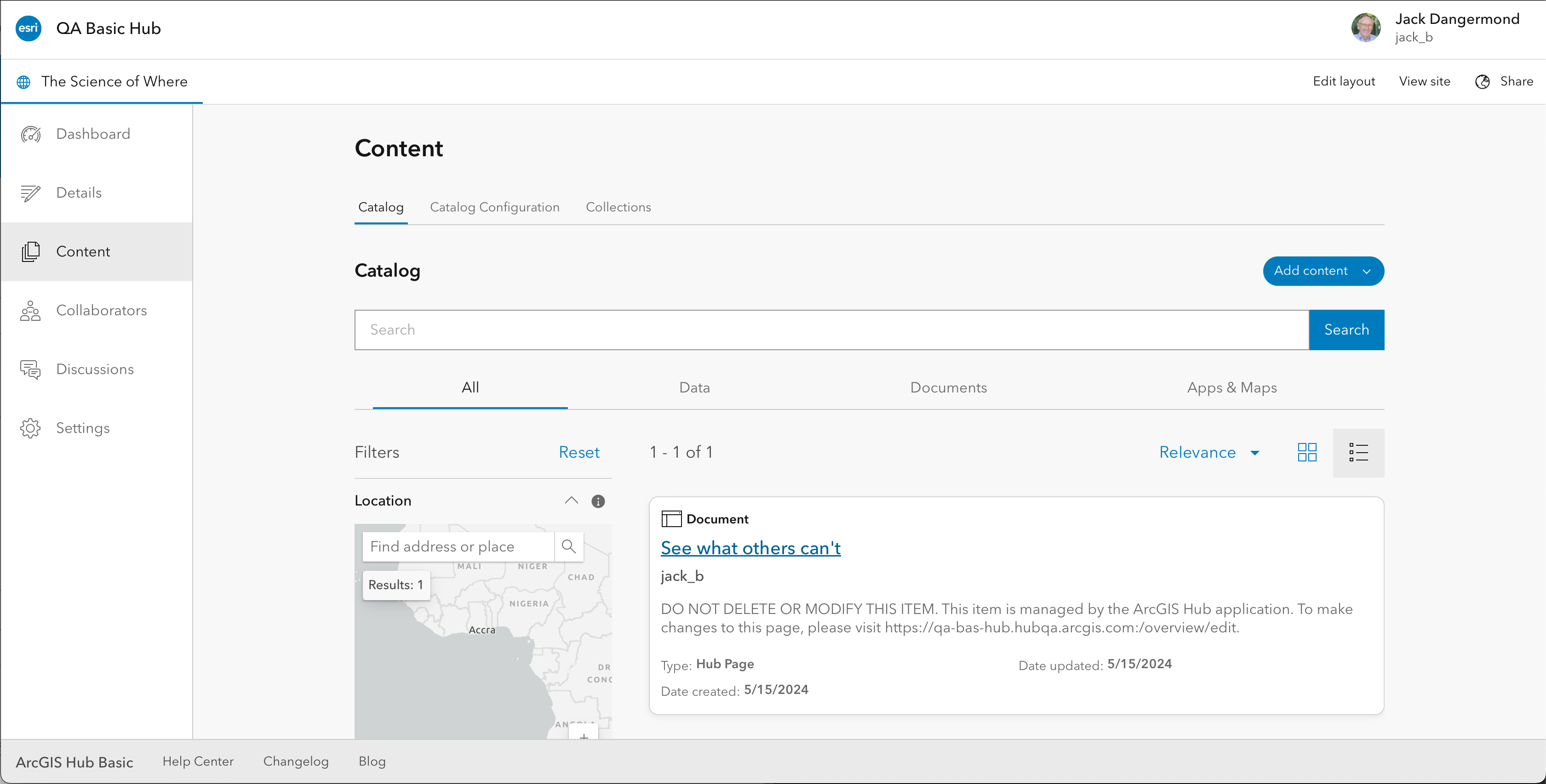 Workspaces (beta) now available in ArcGIS Hub - Esri Community