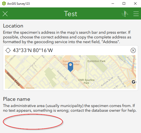 pulldata from polygon layer works in web app but n... - Esri Community