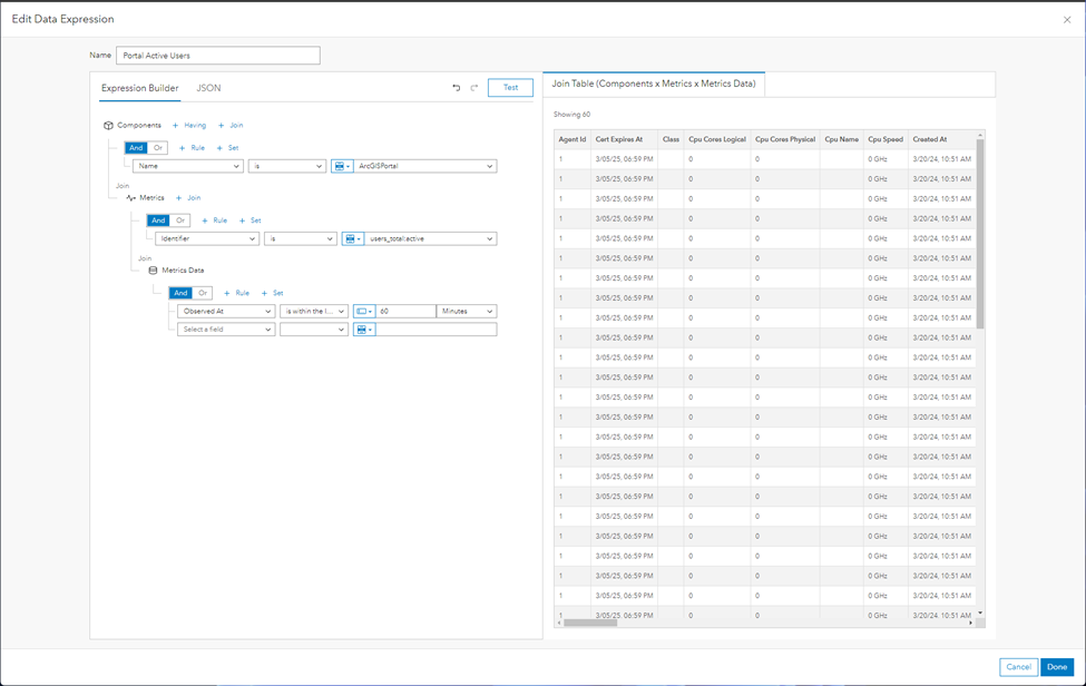 Solved Incorrect Arcgis Monitor Data Expression Results F Esri Community