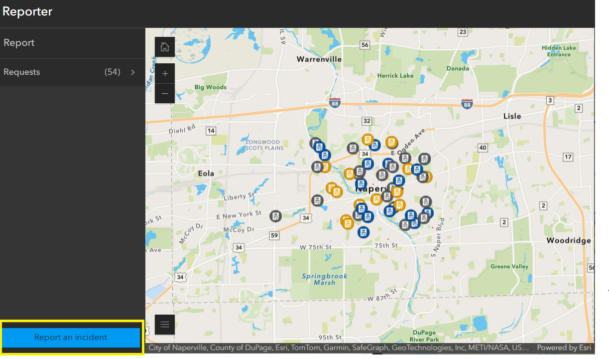 Reporter, Crowdsource Reporter, ArcGIS Online