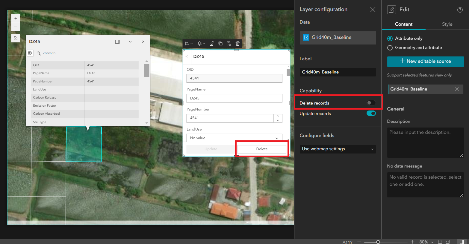 Edit Widget keep Enable Delete the Record!! - Esri Community