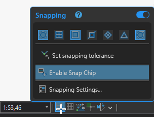 Unable to use the new snap chip - Esri Community