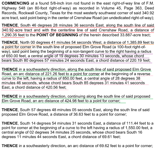 Solved: Reading Meets and Bounds for the Traverse Tool Que... - Esri ...