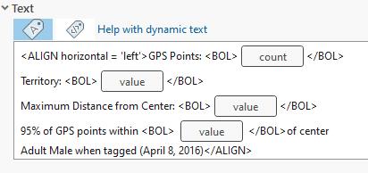 Dynamic Text (Table Values) falls apart when you c... - Esri Community