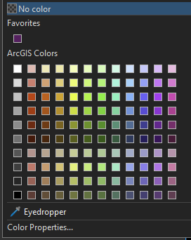 Solved: Different Colors in the color palette - Esri Community