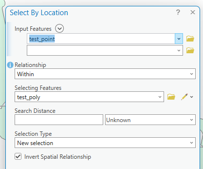 Solved: Selecting points not within polygons in arcpy - Esri Community
