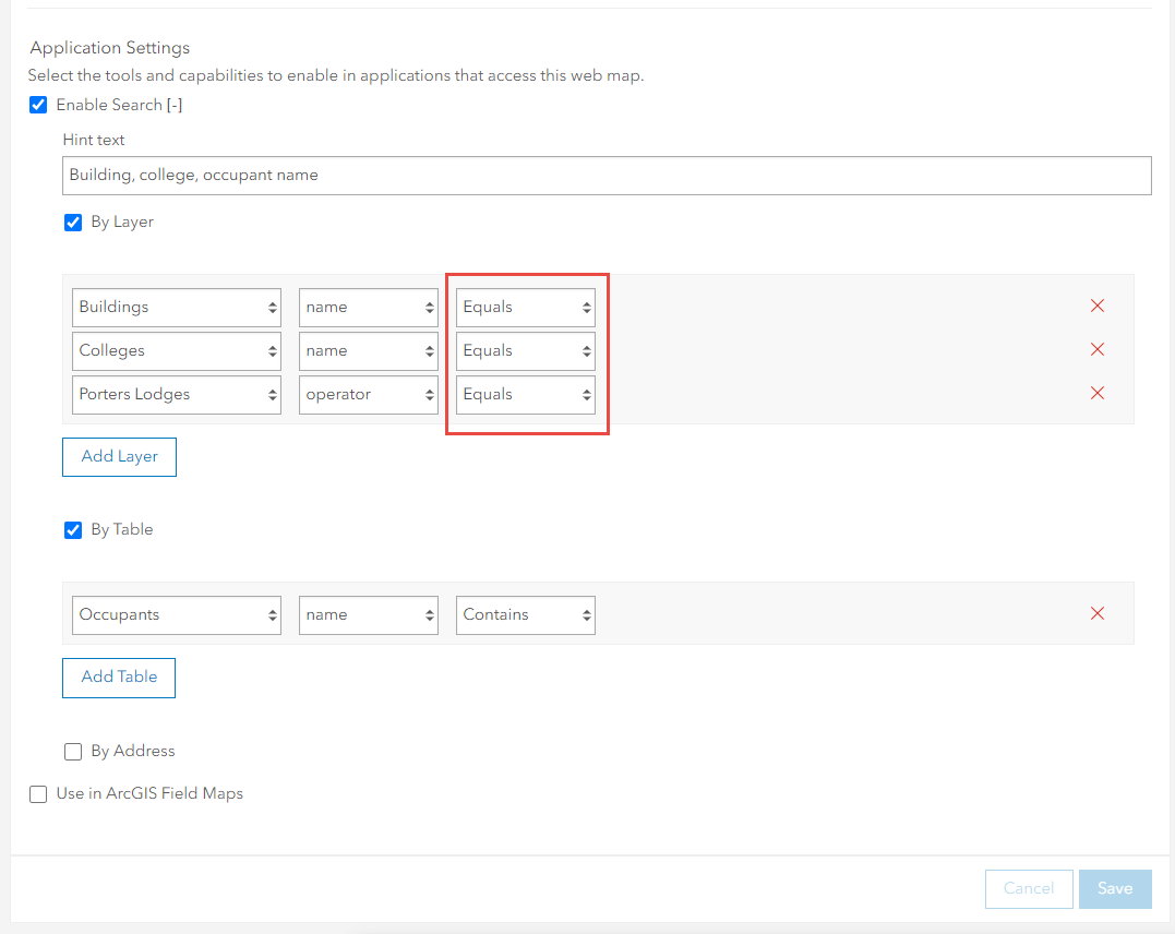 Contains search in Map Viewer doesn't work if conf... - Esri Community