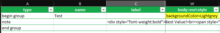 Applying background color to entire list item - Esri Community