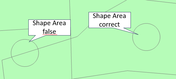 Using a circle in a union can change its Shape Are... - Esri Community