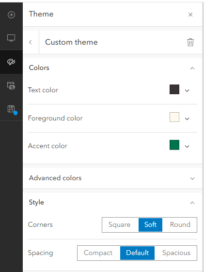 Change Category Selector Button colors - Esri Community