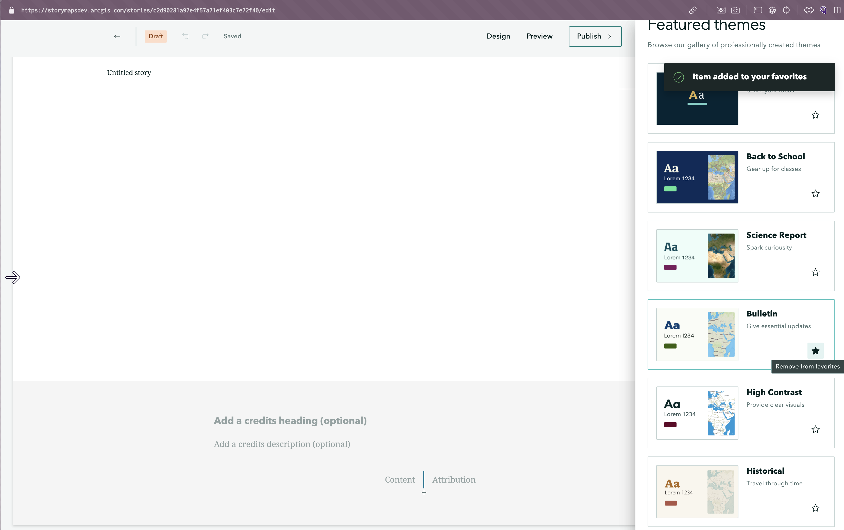 Solved: making edits to a theme, navigation, and URL - Esri Community
