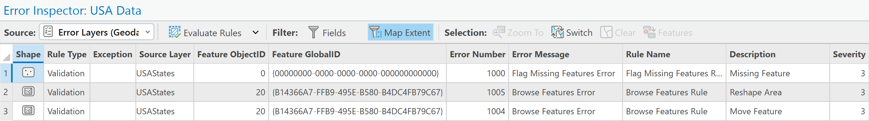 Reporting data quality using Attribute Rules and P... - Esri Community