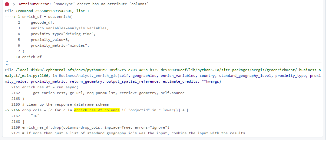 Solved: Get Error Everytime Trying to Generate Drive Times - Esri Community