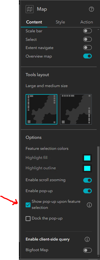 NearMe Widget to select features on a map - Esri Community