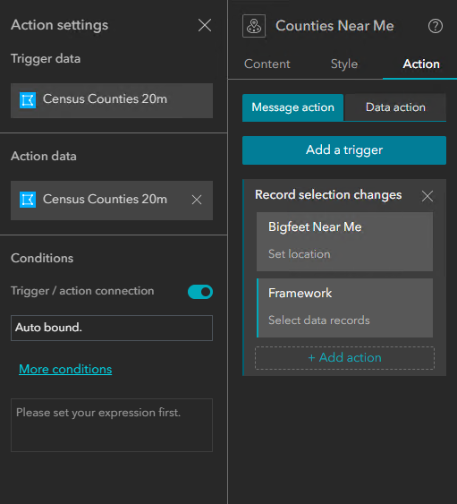 NearMe Widget to select features on a map - Esri Community