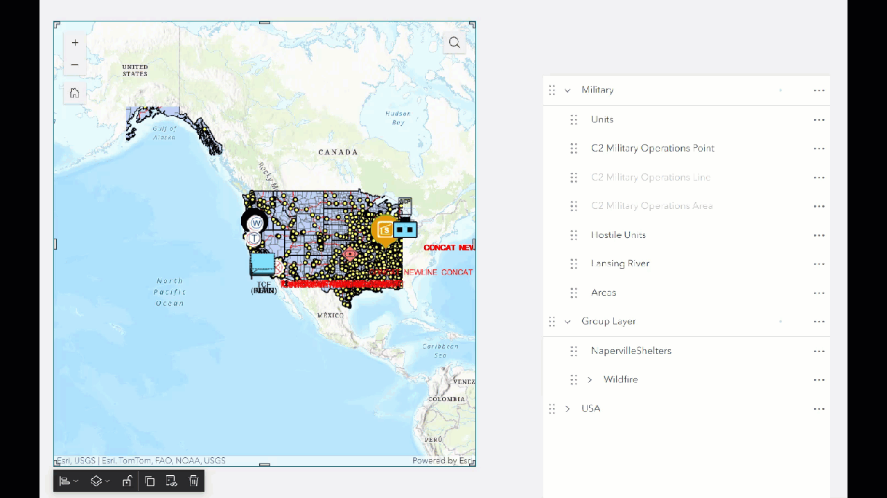 Solved: Allow re-order and grouping of layer list within E... - Esri ...