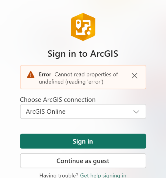 Solved: ArcGIS GIS in PowerBI sign in button does nothing ... - Esri Community