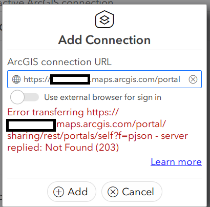 unable to log into Survey123 Connect using organis... - Esri Community
