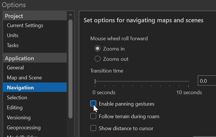Solved: Disable map 'momentum' when panning with mouse - Esri Community