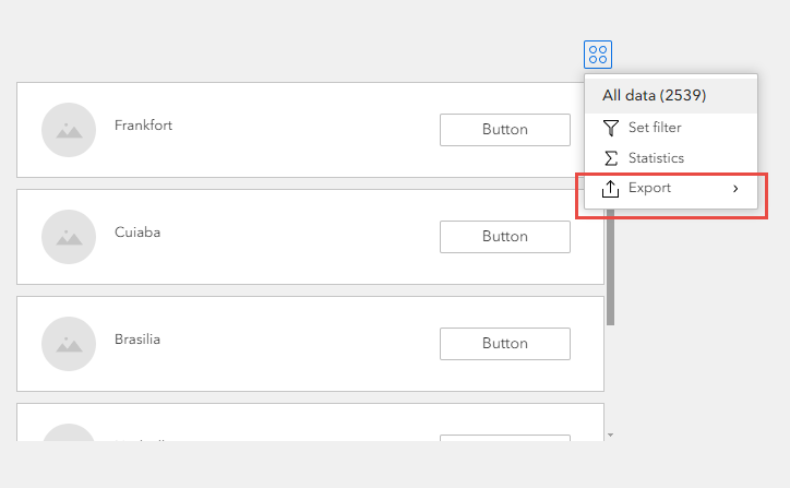 Experience Builder Export Option - Esri Community