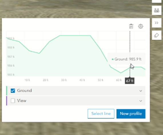 Solved: Elevation Profile Widget window width was signific... - Esri Community