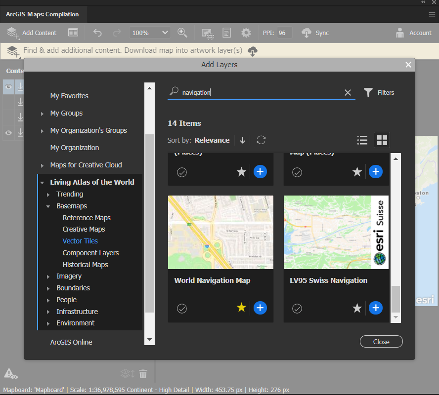 Solved: ArcGIS for Adobe Creative Cloud does not have Nagv... - Esri Community